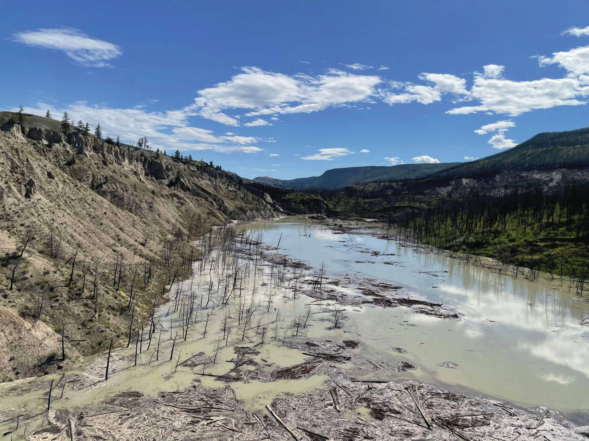 Water building behind B.C. slide appears to have doubled in size: First ...