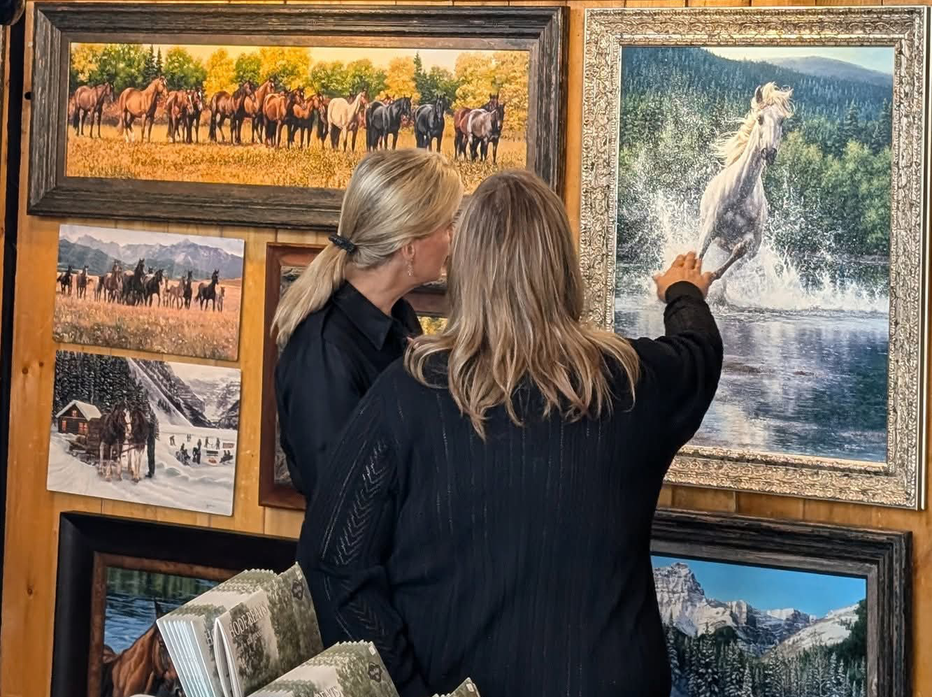 Lacombe artist Kim Penner met a ‘royal’ guest during recent show ...